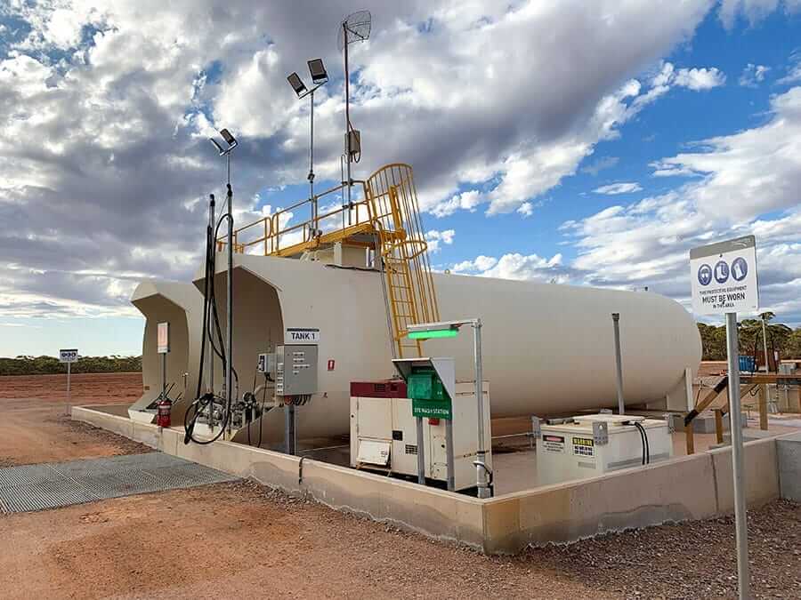 Fuel Farm for Goldfields Gold Mine - Westank | Self Bunded Solutions
