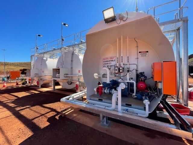 Fuel Farm for Iron Ore Mine - Westank | Self Bunded Solutions