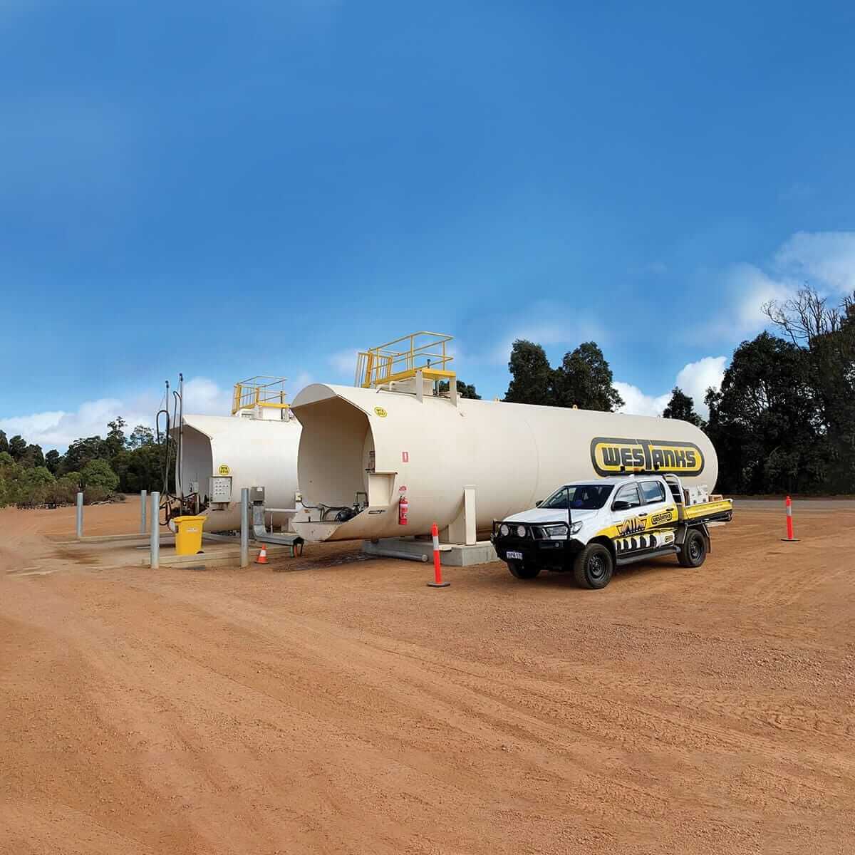 Self-Bunded Tanks for WA Lithium Mine - Westank | Self Bunded Solutions